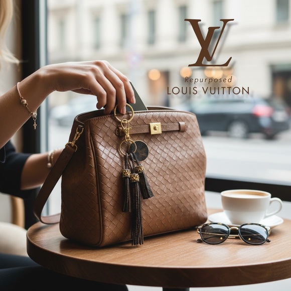 Louis Vuitton | Accessories | Louis Vuitton Upcycled Key Fob Purse 3 ...